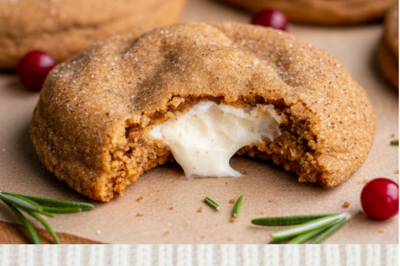 Gingerbread Cheesecake Cookies – Recipe Delight