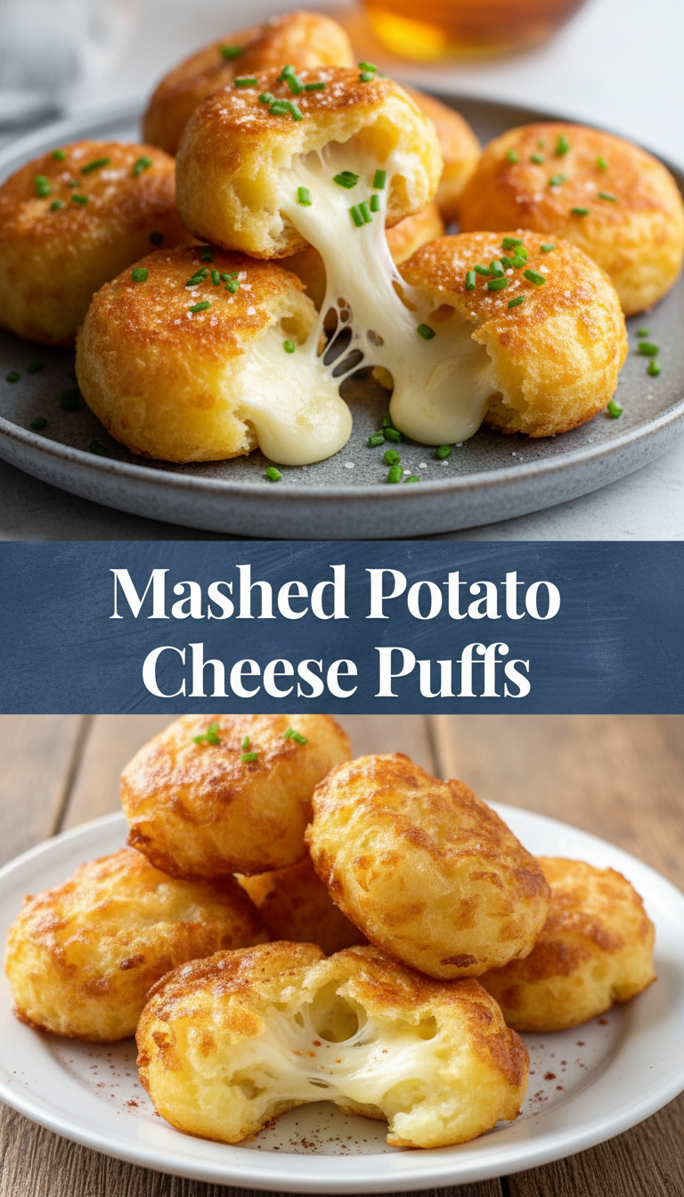 Mashed Potato Cheese Puffs Recipe – Recipe Delight