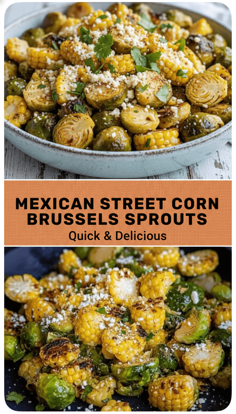 Mexican Street Corn Brussels Sprouts – Recipe Delight